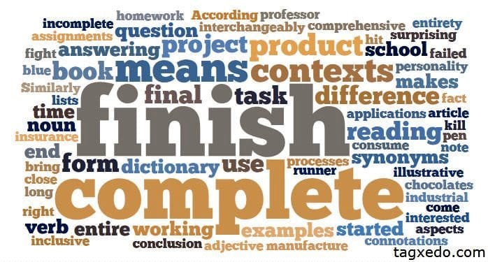 Complete Vs Finish - Similar, But Different! | eJOY Blog